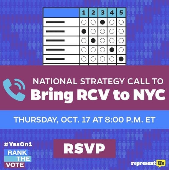 NYC Ranked Choice Voting Campaign Timeline | RepresentUs